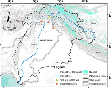 1 Broad View Of The Indus Basin And The Sub Watersheds That Constitute Download Scientific
