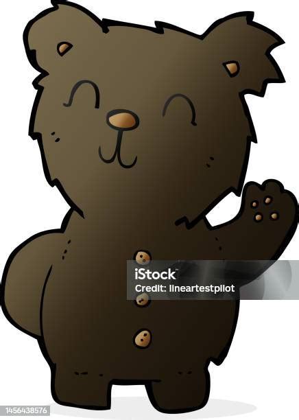 말풍선이 있는 블랙 베어 곰에 대한 스톡 벡터 아트 및 기타 이미지 곰 곰 새끼 귀여운 Istock