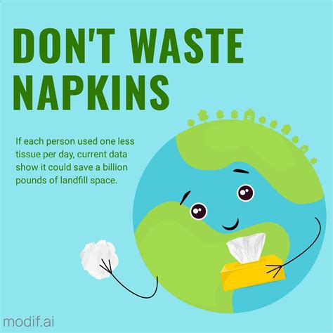 Instagram Post Template Reduce Tissue Waste Mediamodifier