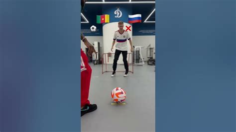 Фомин и Нгамале перед матчем Россия Камерун Clip By Teamrussia