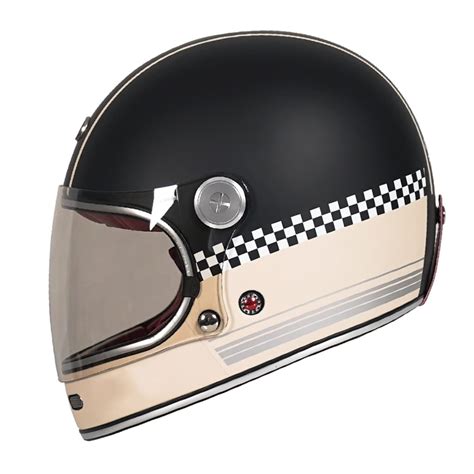 Buy Retro Full Face Motorcycle Helmet Dot Approved Cruiser Helmets For