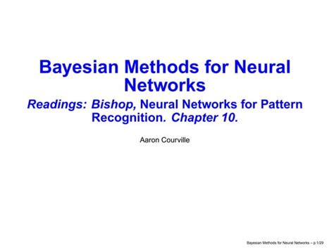 we can apply this process to neural networks and come up with the