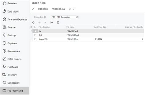 Sprinterra File Processing Marketplace Acumatica Cloud ERP