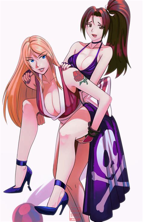 Calvin Sims B Jenet Shiranui Mai Fatal Fury Garou Mark Of The