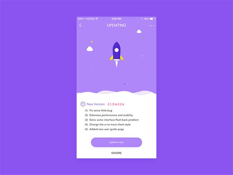 Updating By YooJoo Ui Inspiration User Guide Mobile Ui Ui Design Solving Enhancement Ads