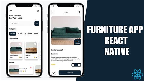 REACT NATIVE FURNITURE APP UI YouTube