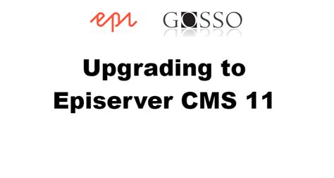 Uppgrading To Episerver Cms 11 Causing Errors And How To Solve Them
