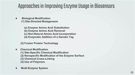 Enzyme Based Biosensors Pptx