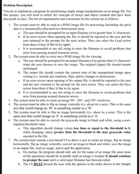 Problem Description You Are To Implement A Program