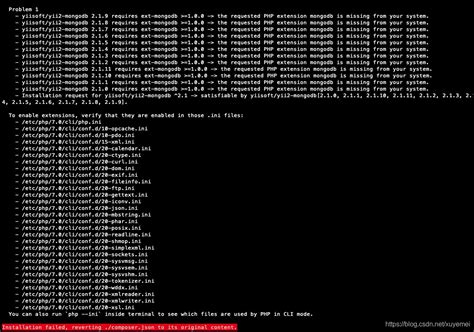 记一次composer安装yii2 Mongodb 扩展踩到的坑composer Require Yii2 Mongo Csdn博客 记一次composer安装yii2 Mongodb 扩展踩到的坑composer Require Yii2 Mongo Csdn博客