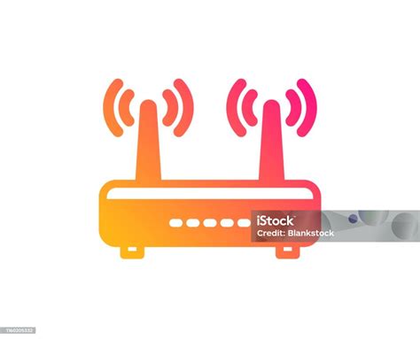 Ikon Router Wifi Tanda Komponen Komputer Simbol Internet Vektor