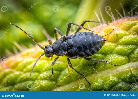 Black Aphid Bug Stay Office Stock Illustration Illustration Of Biology Aliment 323154087