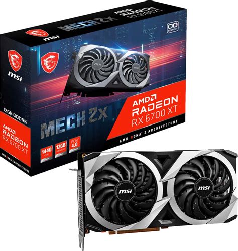 Msi Radeon Rx 6700 Xt Mech 2x 12g