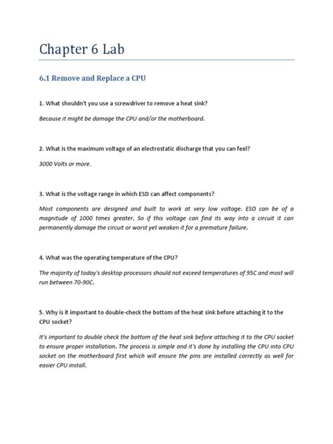Chapter 6 Lab Pdf Hertz Central Processing Unit