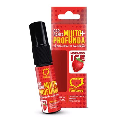Garganta Profunda Dessensibilizante Em Spray Beijável Passione