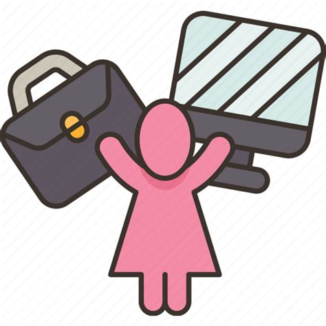 Women Career Professionalism Empowerment Success Icon Download On