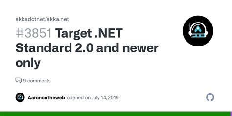 target standard 2 0 and newer only · issue 3851 · akkadotnet akka