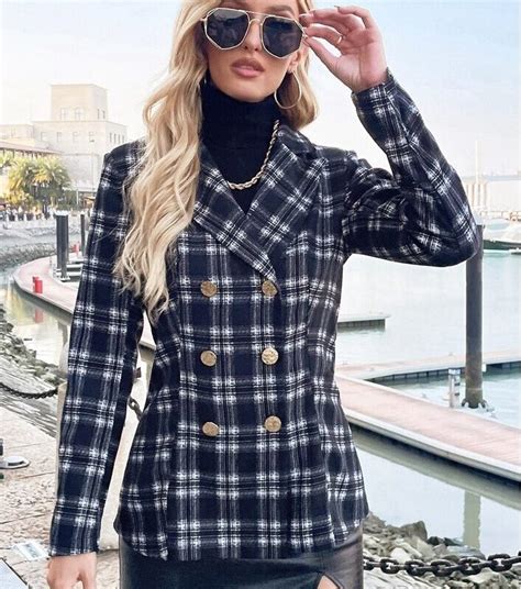 Black Plaid Blazer Style Limits