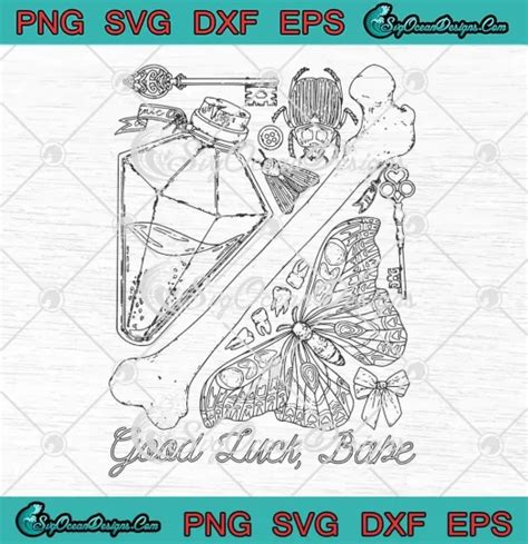 Vintage Good Luck Babe Doodles Svg Chappell Roan Svg Png Cricut File
