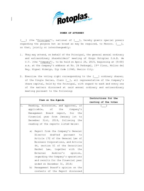 Fillable Online 4 Proxy Form Fax Email Print Pdffiller
