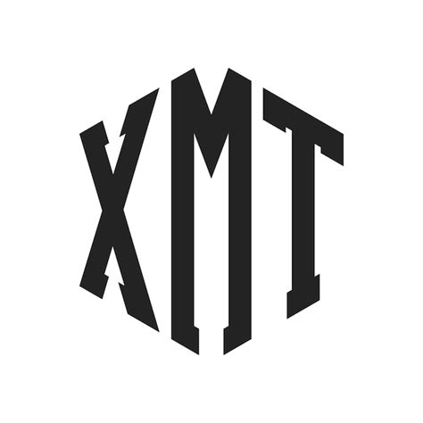 Premium Vector Xmt Logo Design Initial Letter Xmt Monogram Logo Using