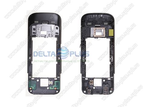 Купить Nokia C5 002 средняя часть корпуса шасси цвет Black в