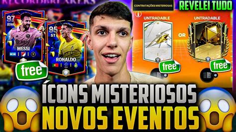 MESSI E CR7 NOVO EVENTO NOVOS ÍCONS GRÁTIS P TODOS NO CONTRATAÇÕES