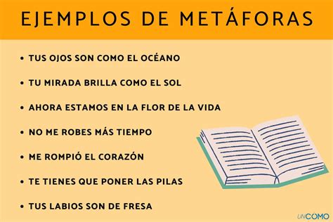 Ejemplos De Metáforas De La Vida Cotidiana Y Su Significado