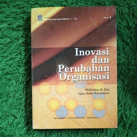 Jual ORIGINAL BUKU INOVASI DAN PERUBAHAN ORGANISASI EDISI 1 UNTUK