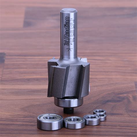 4 Flute Rebate Router Bit Set Radiantools