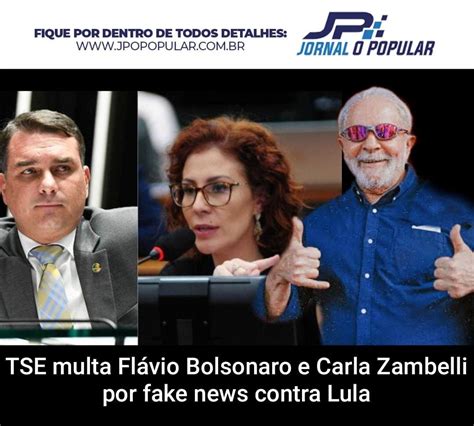 Flávio Bolsonaro E Carla Zambelli São Multados Por Tse Por Fake News