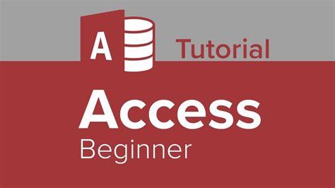 access beginner tutorial