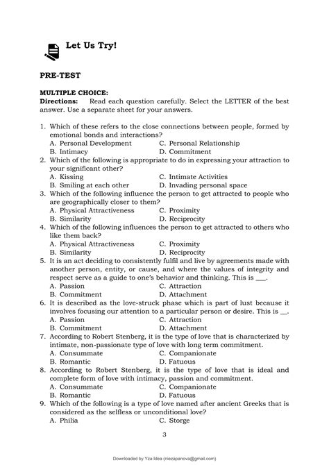 Perdev Q2 Module 9 Personal Relationships Pdf