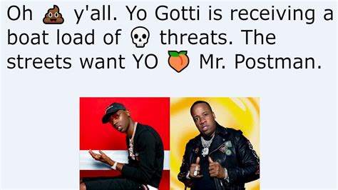Oh 💩 Yall Yo Gotti Is Receiving A Boat Load Of 💀 Threats The Streets Want Yo 🍑 Mr Postman