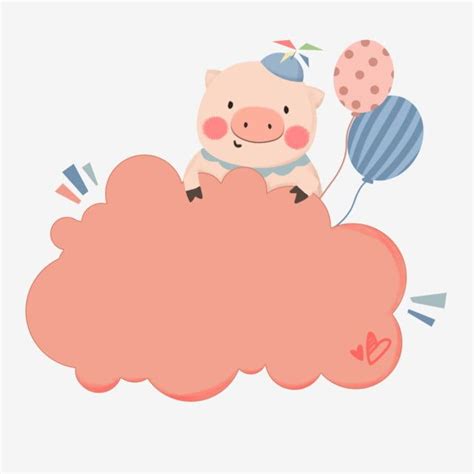 หมูน่ารัก ปีหมู หมูสไตล์เกาหลี Png และ Psd