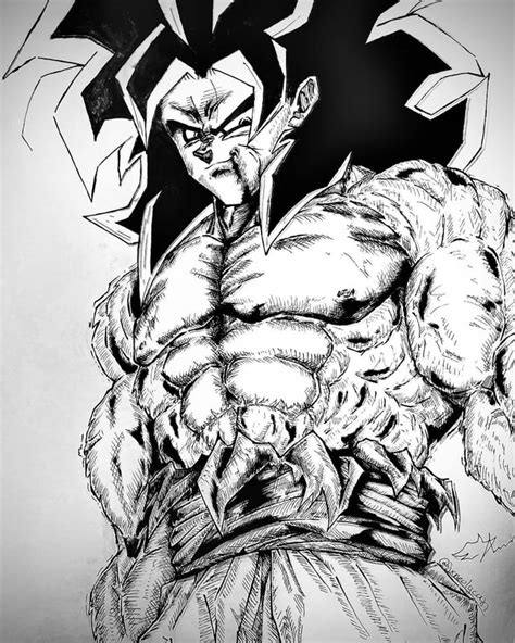 Goku Ssj4 Drawing