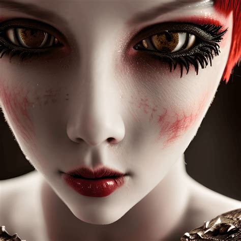 Beautiful Warrior Girl Portrait · Creative Fabrica