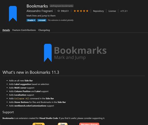 Jump To Bookmark Issue 329 Alefragnani Vscode Bookmarks GitHub