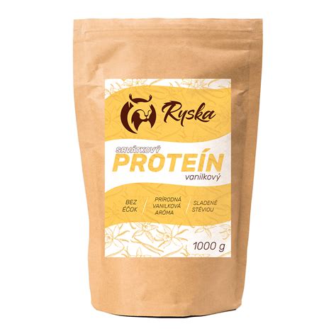Proteín vanilkový 1000g – proteínová tyčinka Ryska