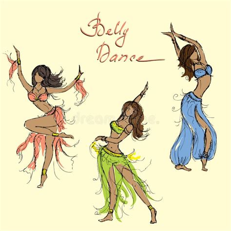 Cartoon Belly Dancer Stock Illustrations 280 Cartoon Belly Dancer