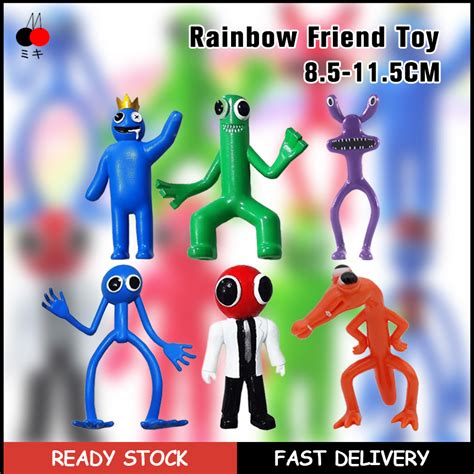 6pcs Rainbow Friend Toy Pvc Rainbow Friend Games Model Dolls Rainbow