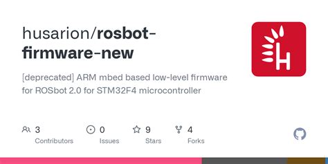 Github Husarionrosbot Firmware New Deprecated Arm Mbed Based Low Level Firmware For Rosbot