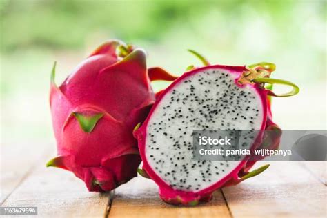 나무 자연 녹색 배경에 드래곤 과일 슬라이스 신선한 피타야 여름 열대 과일 개념 건강한 식생활에 대한 스톡 사진 및 기타 이미지 건강한 식생활 과일 나무 Istock