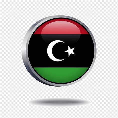 리비아 왕국 국기 버튼 Png Pngwing
