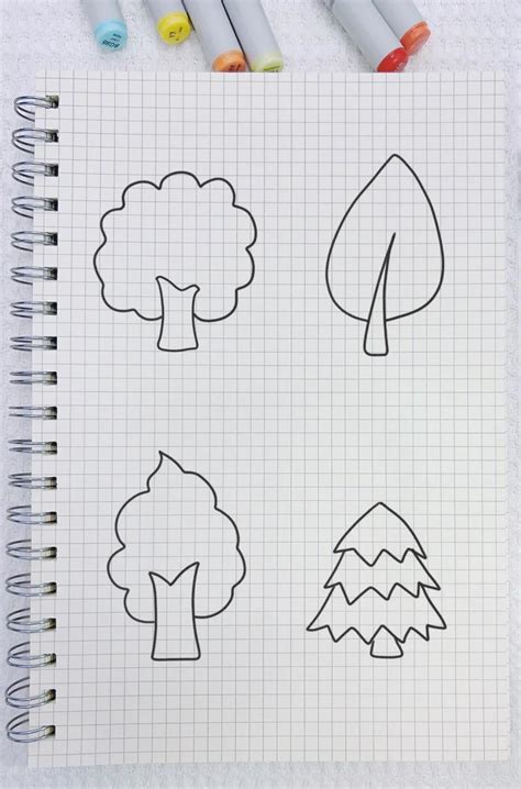 12种树木图片简笔画20张 几塔之家