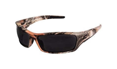 Edge Eyewear Reclus Safety Glasses Smoke Lens Camouflage Frame 1 Pk