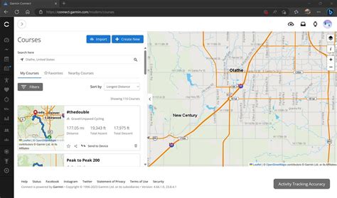 Continued Usability Issues With Courses Page Garmin Connect Web Mobile Apps And Web Garmin