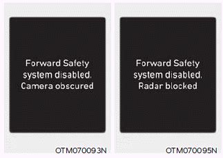 Hyundai Tucson Forward Collision Avoidance Assist Malfunction And Limitations Forward