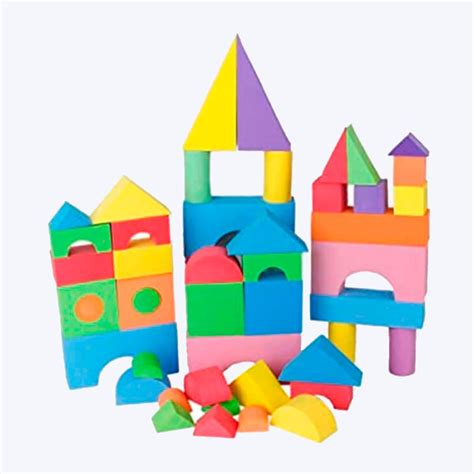 Juego De Bloques En Foami 50 Piezas Kolumpe