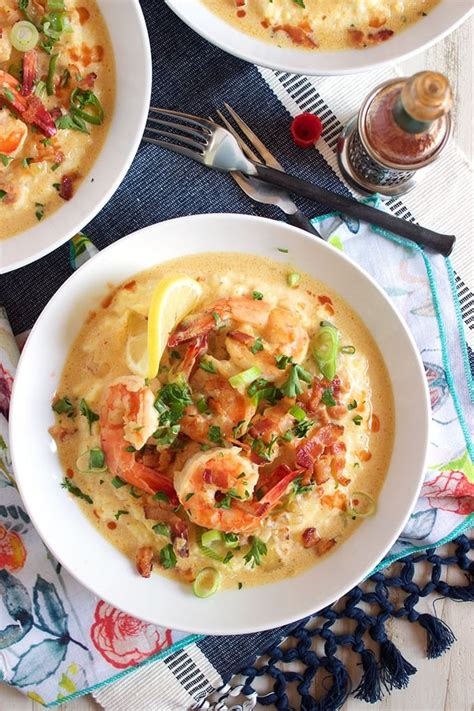 Cheesy Shrimp And Grits Recipe Girl